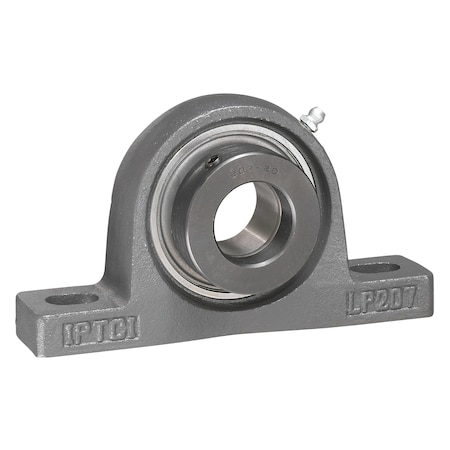 Iptci Pillow Block Ball Bearing Mounted Unit, .75 in Bore, Eccentric Collar Locking SALP204-12G ...